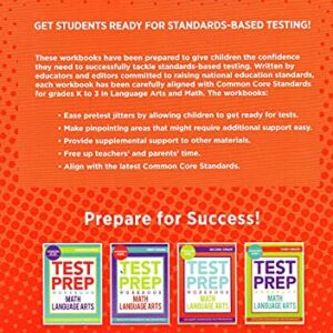 Second Grade Math & Language Arts Test Prep Workbook (Aligned with Common Core Standards) -v3