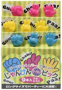 torune food picks bento lunch accessories janken party picks paper rock scissors