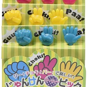 Torune Food Picks Bento Lunch Accessories Janken Party Picks Paper Rock Scissors