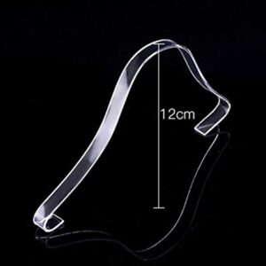 sccsport 20pcs Acrylic Clear Sandal Shoe Store Display Stand Shoe Supports Shaper Forms