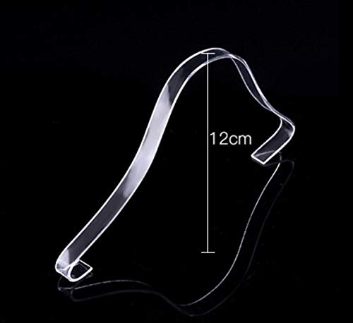 sccsport 20pcs Acrylic Clear Sandal Shoe Store Display Stand Shoe Supports Shaper Forms