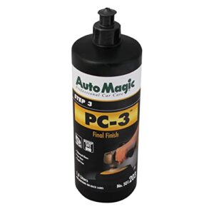 auto magic pc-3 final finishing product - car scratch remover for automotive surfaces - 34 fl oz