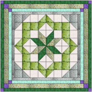 material maven quilt kit constellation elegant breath of spring