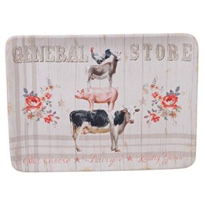 certified international 16" x 12" farmhouse rectangular platter 16",