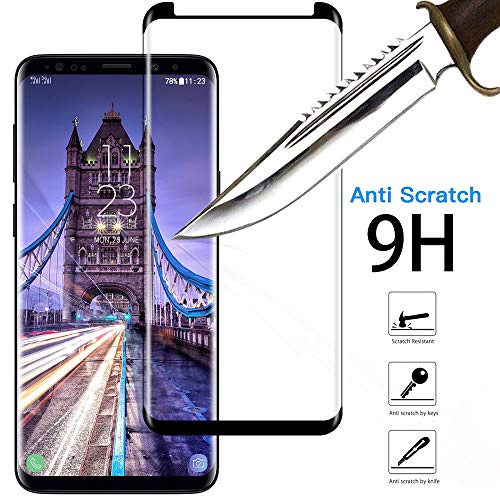 【 2-PACK】Coolpow Designed for Samsung Galaxy S9 Plus Screen Protector, Case Friendly, Anti-Bubble, 3D Curved Coverage, Samsung S9 Plus Screen Protector Tempered Glass Cell Phone Film.【NOTE:Not for S9】