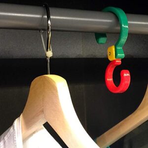 S Hook Hanger Plastic (3-Color)