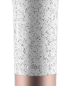 Ello Miri Vacuum Insulated Stainless Steel Travel Coffee Mug - Travel Tea Mug, 16 oz, Speckle Rosegold