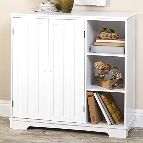 Beadboard Buffet Cabinet - Sideboard with Storage - White