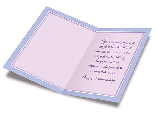 Prime Greetings Anniversary Greeting Card For Daughter and Husband (Son-in-Law).