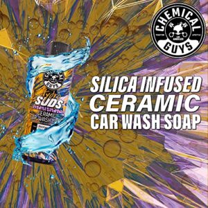 Chemical Guys CWS21216 HydroSuds Ceramic SiO2 Shine High Foaming Car Wash Soap (Works with Foam Cannons, Foam Guns or Bucket Washes) For Cars, Trucks, Motorcycles, RVs & More, 16 fl oz, Berry Scent