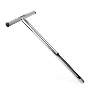 varomorus soil sampler probe 21" stainless steel tubular t-style handle.