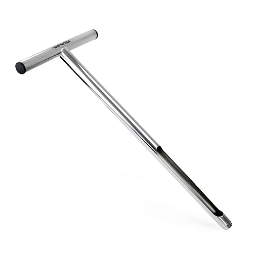 Varomorus Soil Sampler Probe 21" Stainless Steel Tubular T-Style Handle.