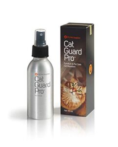 cat guard pro pet safe furniture cat repellent - 4oz spray bottle - eucalyptus scent