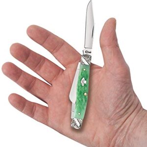 Case Cutlery 53252 Lockback Emerald Bone