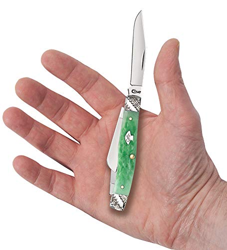 Case Cutlery 53252 Lockback Emerald Bone