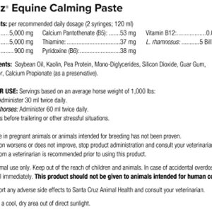 UltraCruz-sc-516023 Equine Calming Supplement for Horses, 6 X 60 ml, Paste