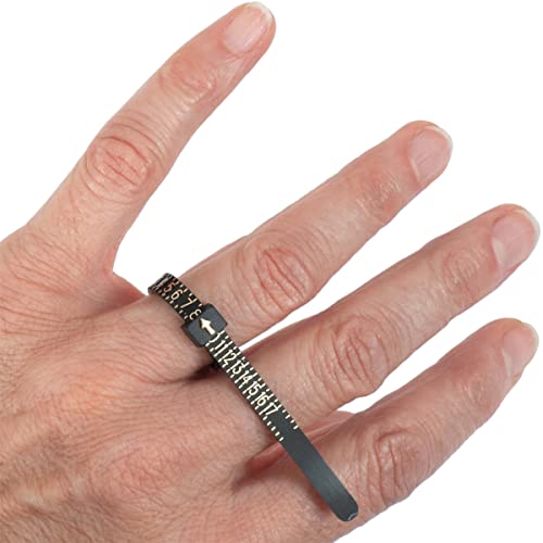 Ring Sizer Measuring kit – 1-Pack Jewelry Sizing Tool, Supports Ring Sizes from 1 to 17