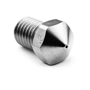 Micro-Swiss Plated A2 Tool Steel Wear Resistant Nozzle for Dremel Digilab 3D45 3D Printer Idea Builder 3D Printer (.6mm)