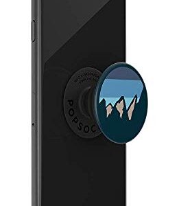 PopSockets: PopGrip Expanding Stand and Grip with a Swappable Top for Phones & Tablets - Peaks Blue