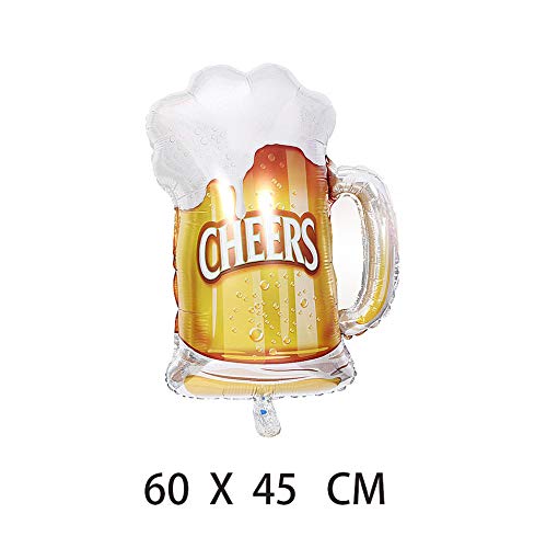 Beer Balloon Corona Beer Balloons23" Giant Foil Balloon Party Decoration 35 " Aged to Pperfection Balloon Whiskey Bottle Super Shape Mylar Foil Balloon, Engagement Decorations，Black/Brown