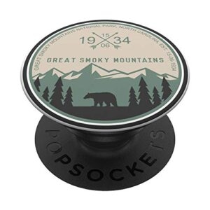 great smoky mountains national park popsockets popgrip: swappable grip for phones & tablets