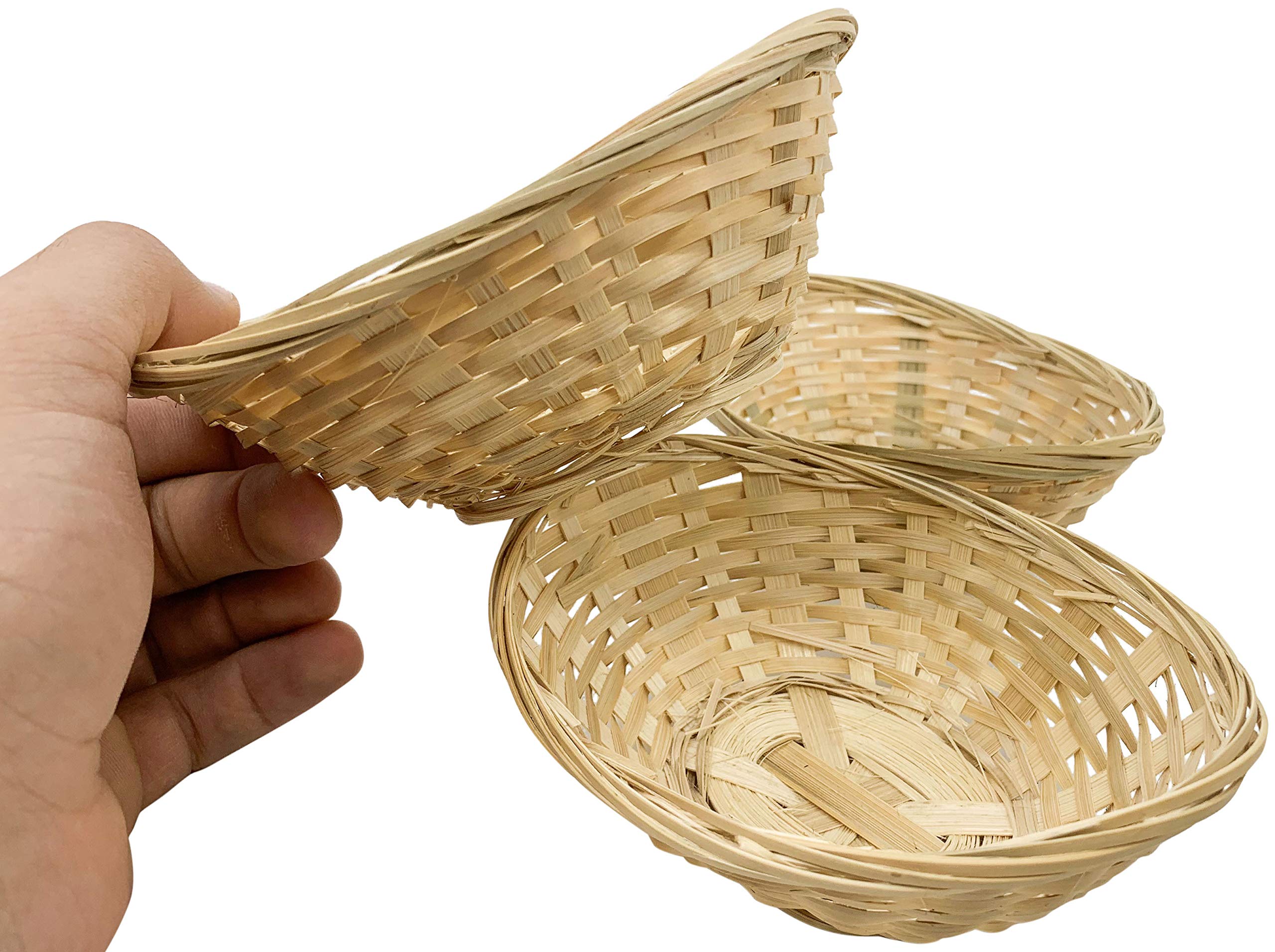 Bonka Bird Toys 3142 Pk3 Small Bamboo Basket Nests