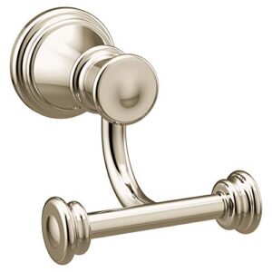 moen yb6403nl belfield double robe hook, 36-inch, polished nickel