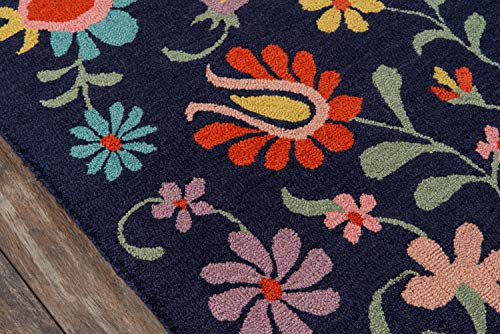 Momeni Newport Area Rugs, 2' X 3', Navy