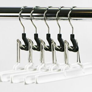 MAWA Mat Clothing Hanger, Set of 5, White