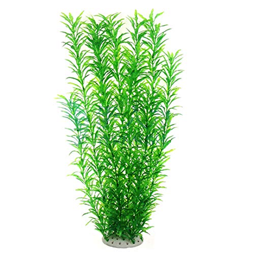 Norgail Large Aquarium Plants Artificial Plastic Fish Tank Plants Decoration Ornaments Safe for All Fish 20 Inches Tall (1)