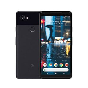 Google Pixel 2 XL (128GB, 4GB RAM) 6.0", GSM+CDMA Unlocked (Verizon, T-Mobile, AT&T, Global) G011C, Black (Renewed)