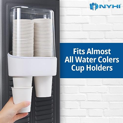 NYHI 8 oz Paper Cups - 300-Pack, Paper Cups for Water Dispenser, Coolers, Coffee, Teas, Party, Hot/Cold Beverage Disposable Drinking Paper Coffee Cups Suitable for Home, Office, and Coffee Rooms