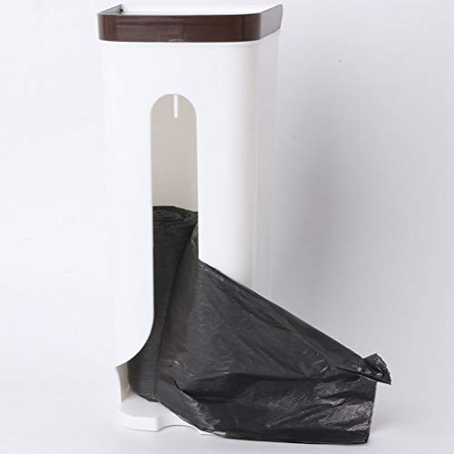 TOPBATHY Wall Plastic Bags Holder Grocery Bag Holder Kitchen Trash Bag Dispenser Storager