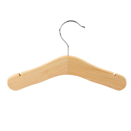 Gazechimp 2 Pieces Wooden Clothes Hangers Baby Children Kids Hanger