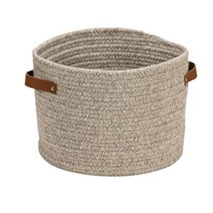 colonial mills monaco basket, 14"x14"x10", grey