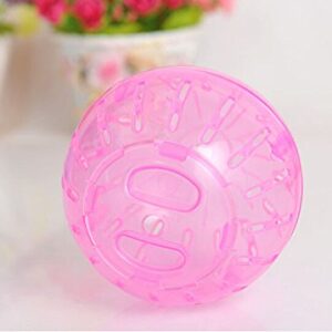 elegantstunning Plastic Pet Rodent Mice Jogging Ball Toy Hamster Gerbil Rat Exercise Balls Play Toys Pure White 10cm10cm10cm