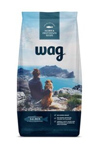 amazon brand - wag dry dog food salmon & sweet potato, grain free 24 lb bag