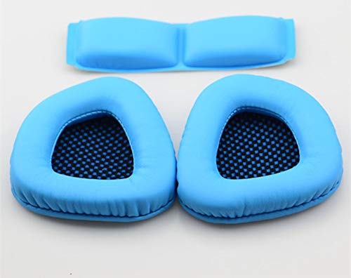 1 Set of Ear Pads Headband Pillow Cushion Earpads Foam Replacement Earmuff Covers Cups Compatible with Sades A60 A 60 Headset Earphones Headphones