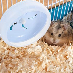 POPETPOP Silent Hamster Wheel-Pets Running Sports Exercise Wheel Jogging Wheel Hamster Rat Gerbil Silent Spinner(Blue)