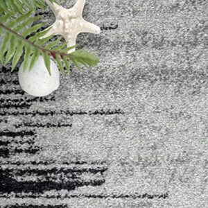 nuLOOM Contemporary Lurline Area Rug, 8x10, Grey