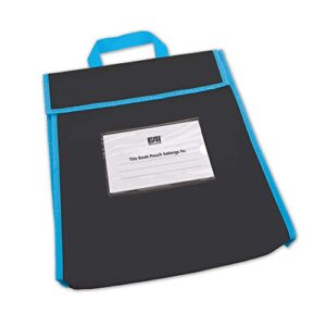 EAI Education Book Pouches 15" x 12": Black - Set of 6