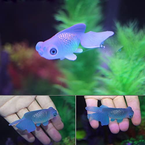 Artificial Aquarium Fishes Plastic Gold Fish Moving Floating Fish Artificial Small Fish Lifelike Fake Fish Tank Decoration Ornaments