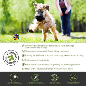 Pet Honesty PureMobility Glucosamine for Dogs - Premium Dog Joint Supplement Support with Glucosamine, Green-Lipped Mussel, Collagen & Turmeric - Advanced Hip & Joint Chews & Pet Joint Support - 60ct