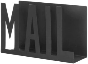 palayou mail organizer holder countertop mail sorter letter organizer for desk bill filing paper document postcards books