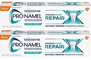 sensodyne pronamel, extra fresh, intensive repair 3.4 ounce (pack of 2)