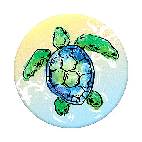 PopSockets PopTop (Top only. Base Sold Separately) Swappable Top for PopSockets Phone Grip Base - Tortuga