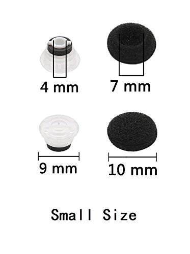 JNSA Small Size Eartips & Foam Cover 3 Pack Replacement Kit for Plantronics Voyager Legend [3 Ear Tips & 3 Foam Cover] (L3S)