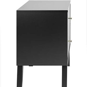 Prepac Milo 2-drawer Nightstand, Black