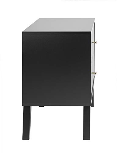 Prepac Milo 2-drawer Nightstand, Black