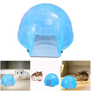 POPETPOP Chinchilla Cooling House - 2 Pack Hamster House Summer Cooling Mini Hamster Cool Plastic Small House for Hamster Chinchilla (Random Color)